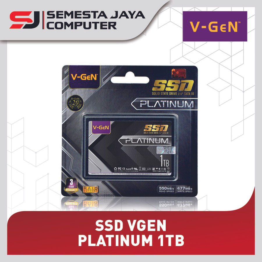 Ssd VGeN PLATINUM 1TB/2TB SATA 3 SSD SATA III V-GEN | Shopee Malaysia