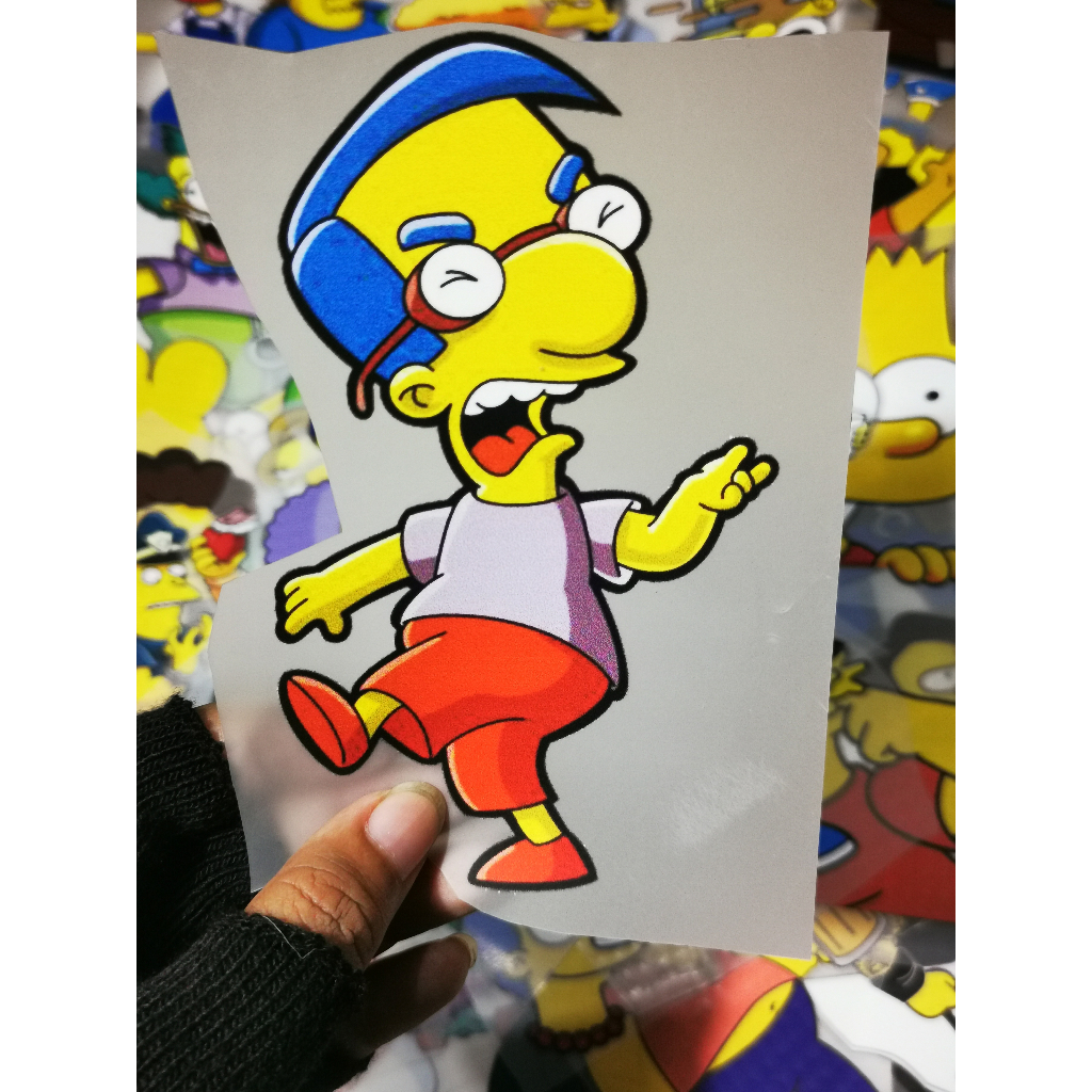 SIMPSONS IRON DTF SCREEN PRINTING FOR T-SHIRTS TOTEBAG SIMPSONS SERIES ...