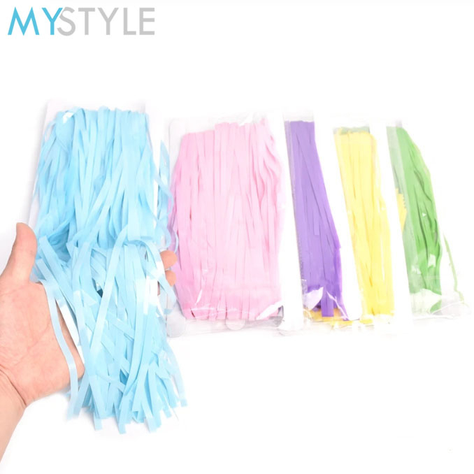 Plastic Tassel Curtain -+ 1METER X 2METER Metallic And PASTEL Color ...