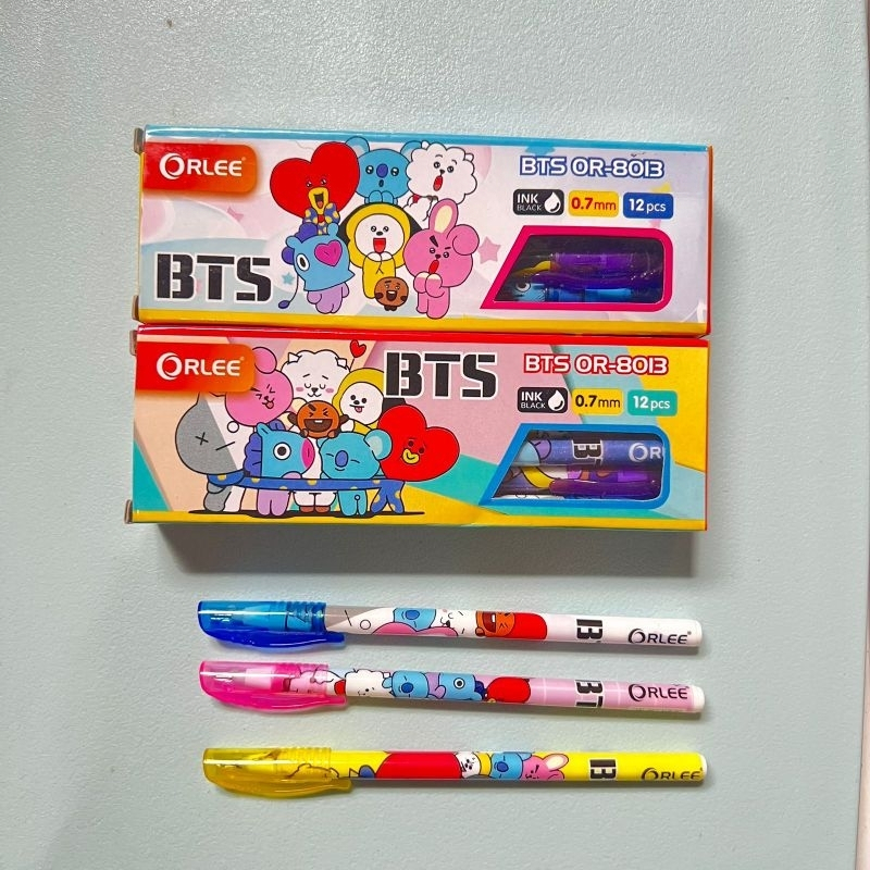 Pens/ Ballpoint Pens/ Ballpoint Pens BTS 1 Dozen (12Pcs Contents ...