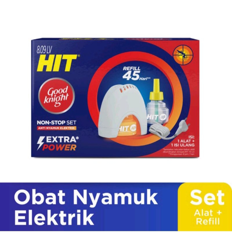 Hit NONSTOP Tool+Refill - Electric Mosquito Repellent (HIT EKO SET) | Shopee Malaysia