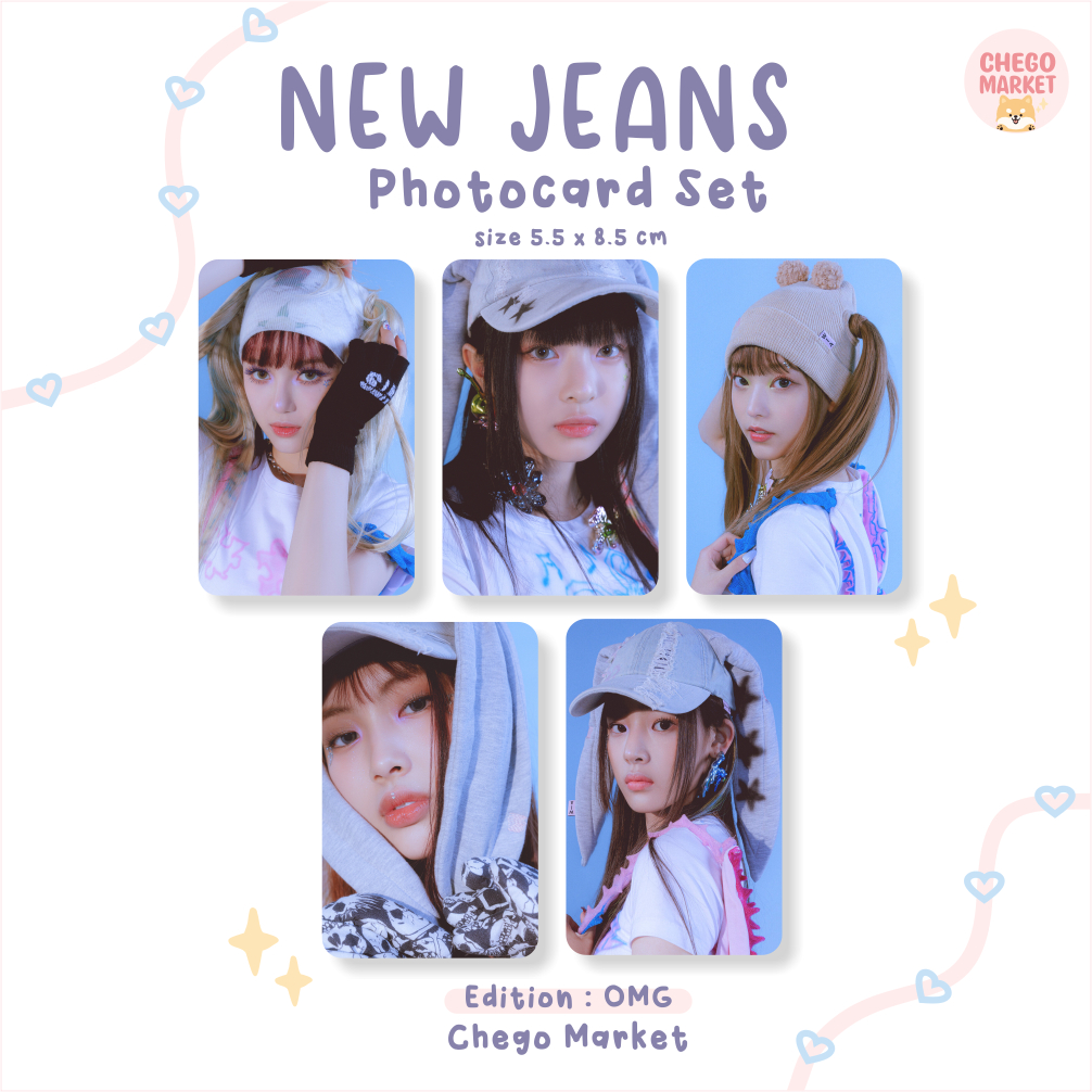 [SET] New Jeans OMG Photocard / GET 5 PCS | Shopee Malaysia