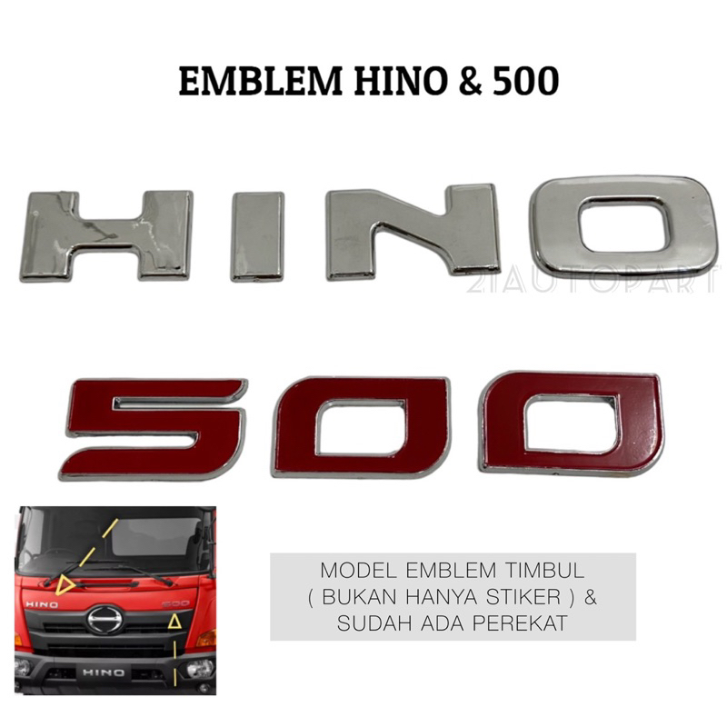 HINO 500 Writing Emblem | Shopee Malaysia
