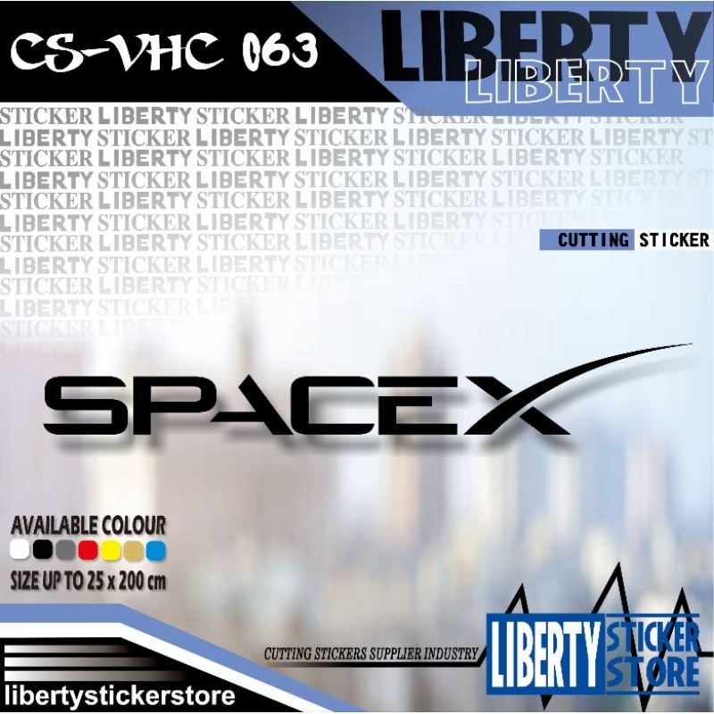 Space x cutting sticker | Scape cutting Sticker | Space x logo cutting ...