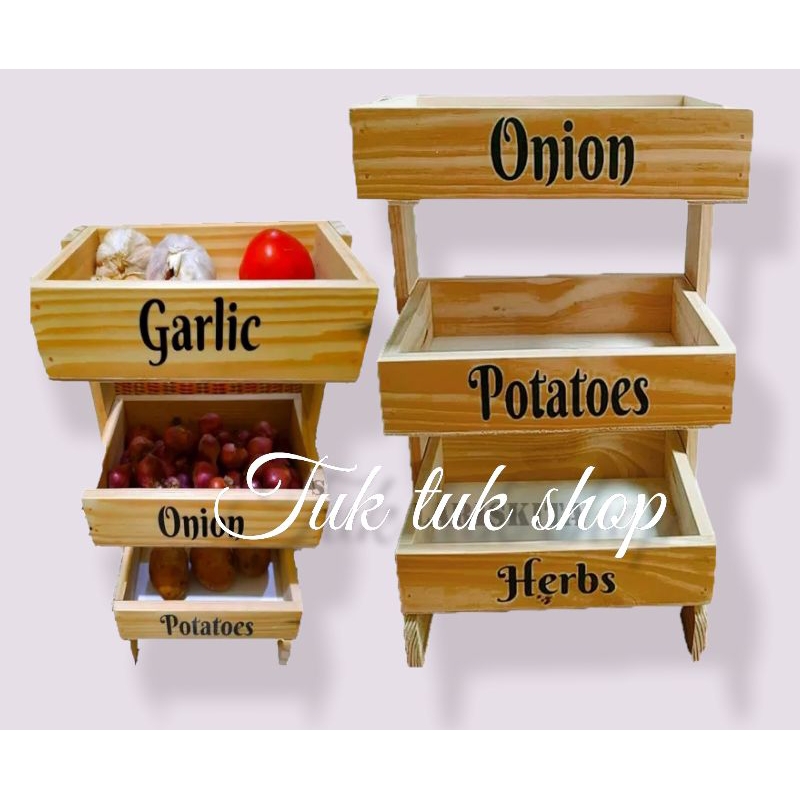 Onion Rack/GARLIC ONION Rack/Spice Holder | Shopee Malaysia