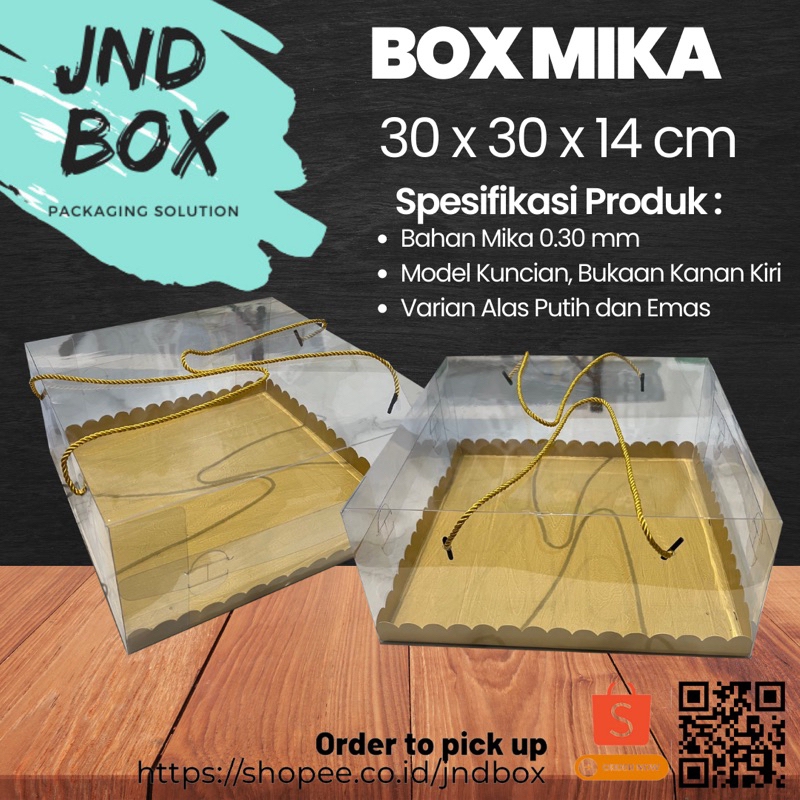 Doskue Mica Box 30 x 30 x 14 cm (Min Order 2 Pcs) | Shopee Malaysia