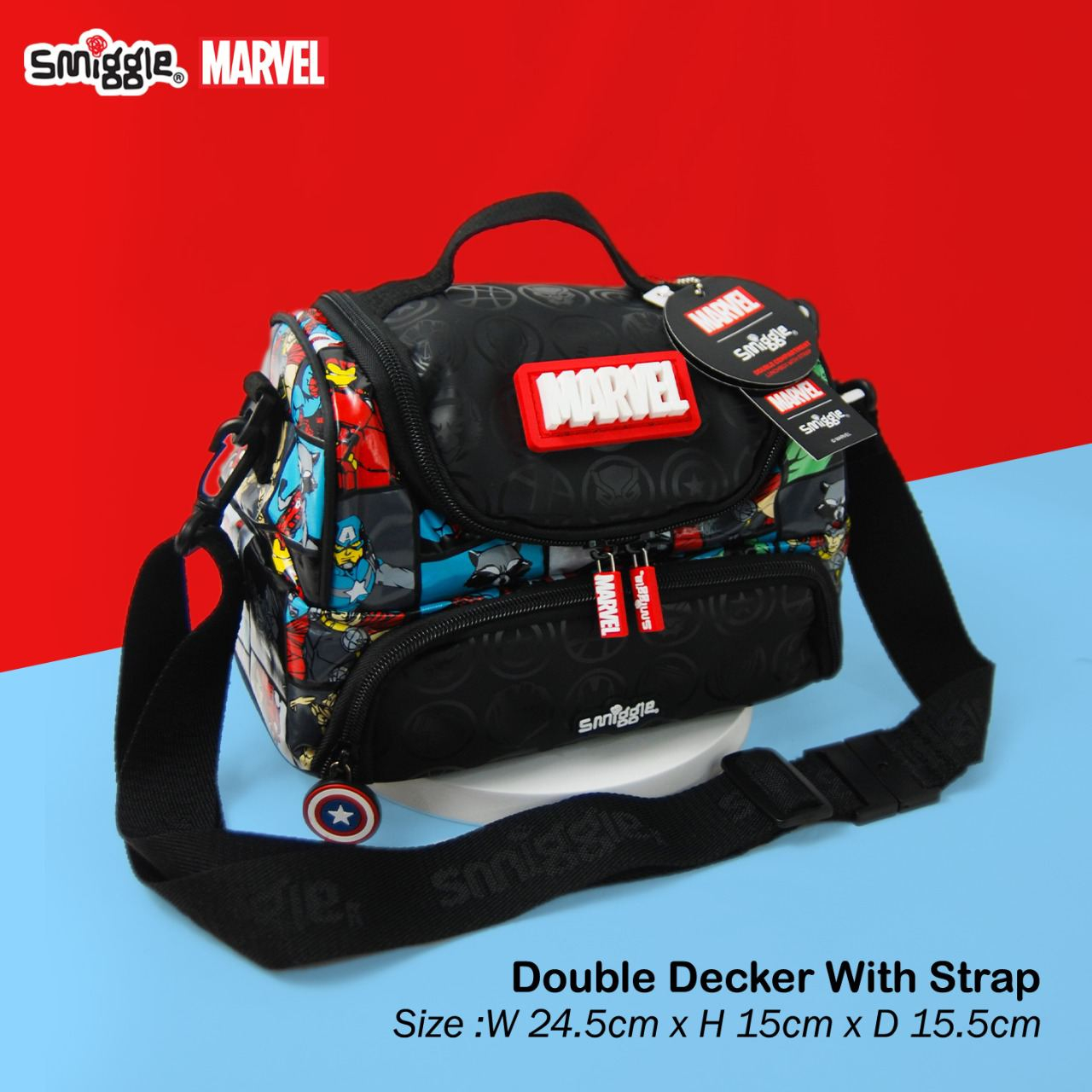 Smiggle X MARVEL SERIES BAGS/HARDTOP PC/ Water Bottle | Shopee Malaysia