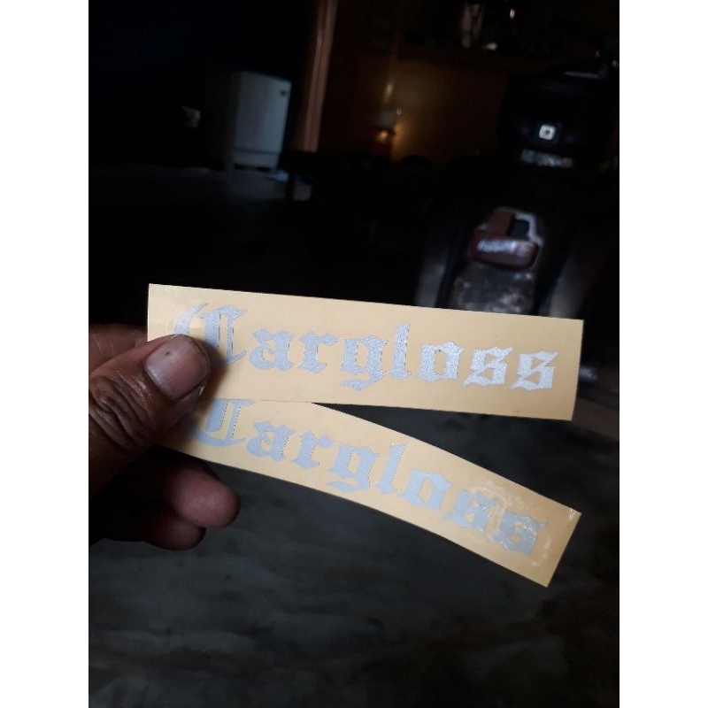 Cargloss Sticker Cargloss Helmet Sticker Cargloss cutting | Shopee Malaysia