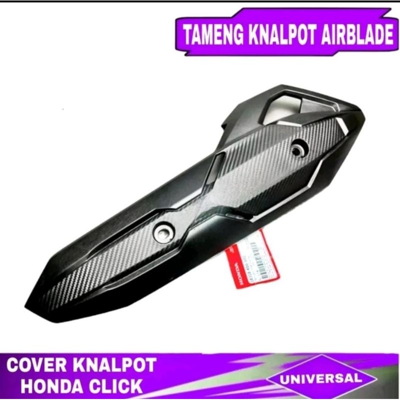 HITAM Airblade Exhaust COVER HONDA VARIO 125 VARIO 150 PCX CBU Shield ...