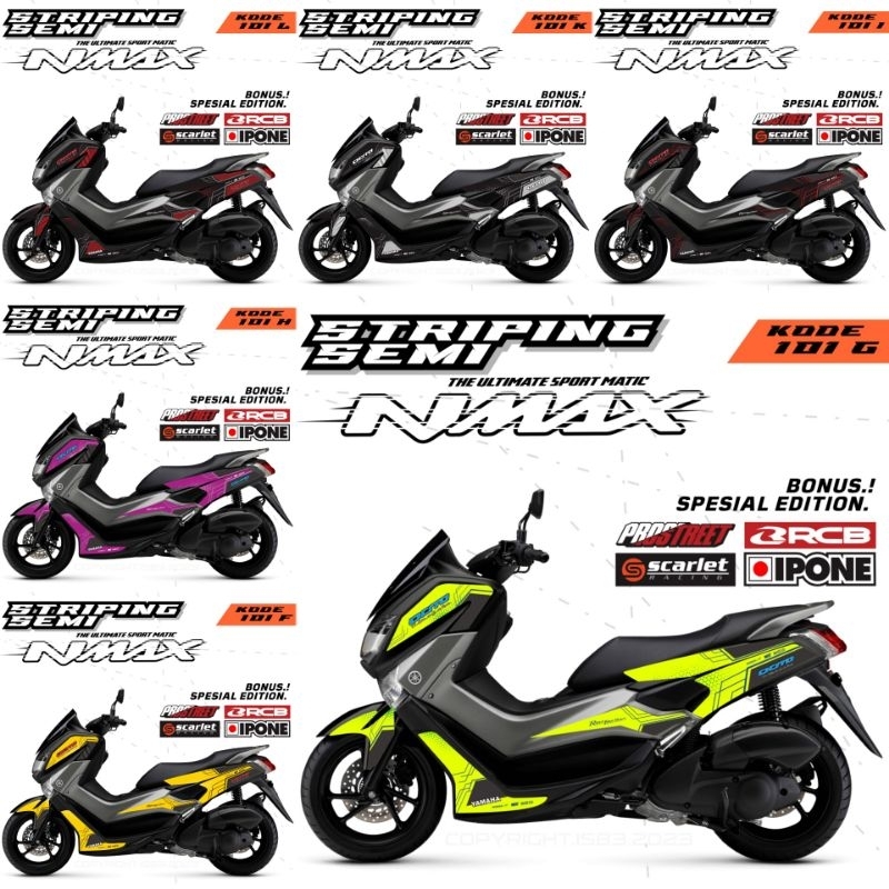Striping / Decal / Old 2019 nmax sticker / nmax 150 sticker / nmax ...
