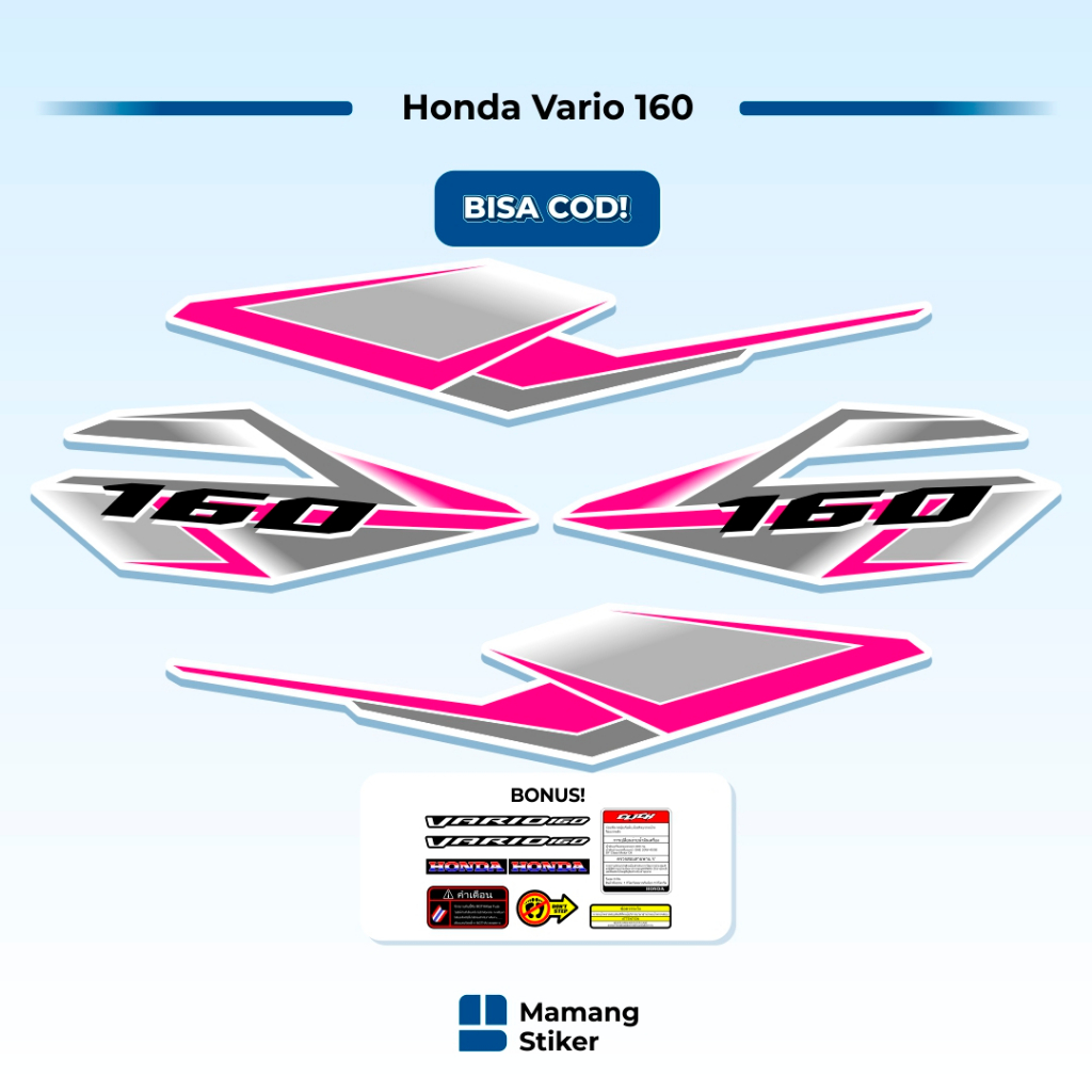 Striping Honda Vario 160 Years 2022 Variation (16) Custom Racing Simple ...
