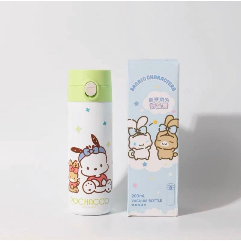 TERMOS Miniso x Sanrio Drinking Bottle Thermos Tumbler Mini Vacuum Bottle ORI Sanrio Miniso ...