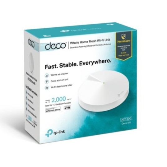 Tp-link DECO M5 AC1300 Whole Home Mesh Wi-Fi System 1 Pack | Shopee Malaysia