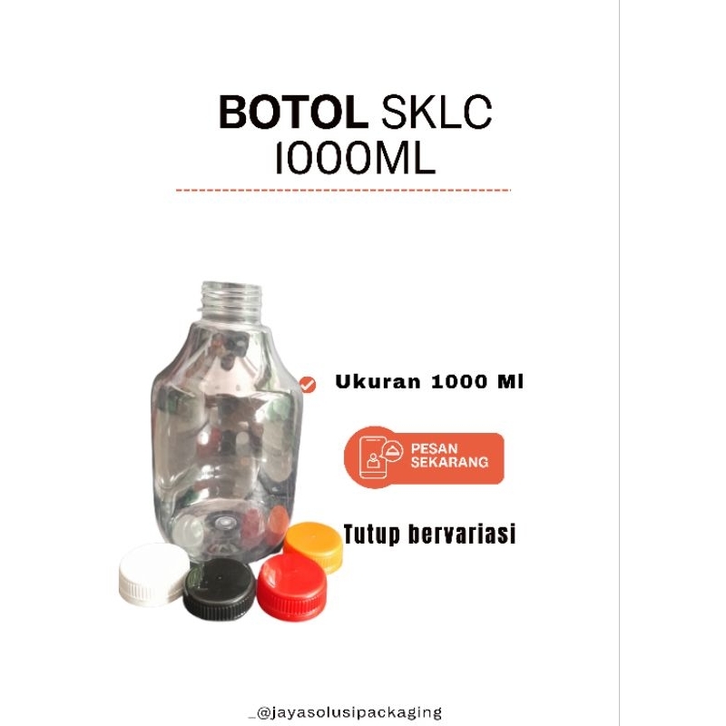 (20pcs) SKLC 1000ML PET Bottle / 1 Liter Fat Thick Plastic Bottle | Shopee Malaysia