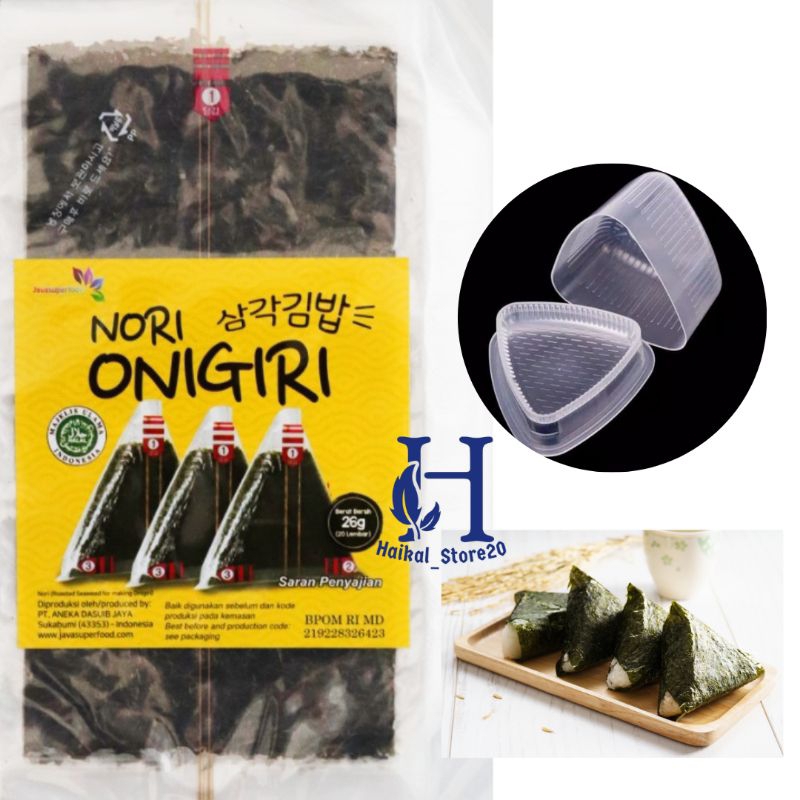 Nori Onigiri / Nori Wrapper / Triangle 5 Sheets | Shopee Malaysia