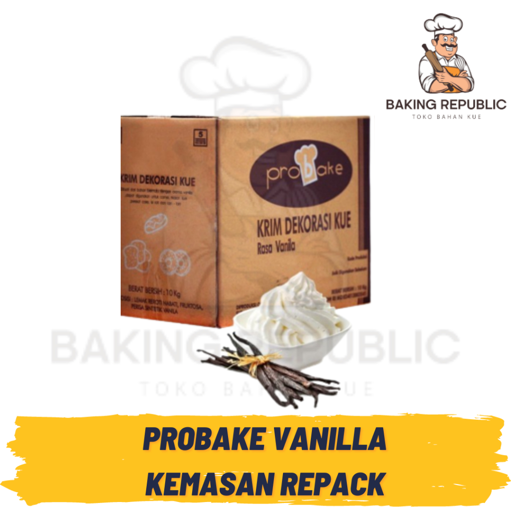 Vanilla Flavor BUTTERCREAM PROBAKE | 250gr | 500gr | 1kg | Butter CREAM ...