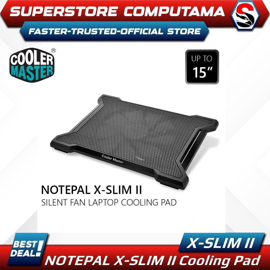 Cooler Master NOTEPAL X-SLIM II Cooling Pad | Shopee Malaysia