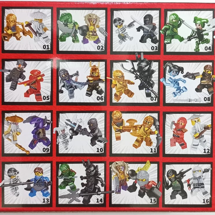 Brick Ninja Ninjago Minifigure Ninja Spinjitzu Mini Shinobi Character ...