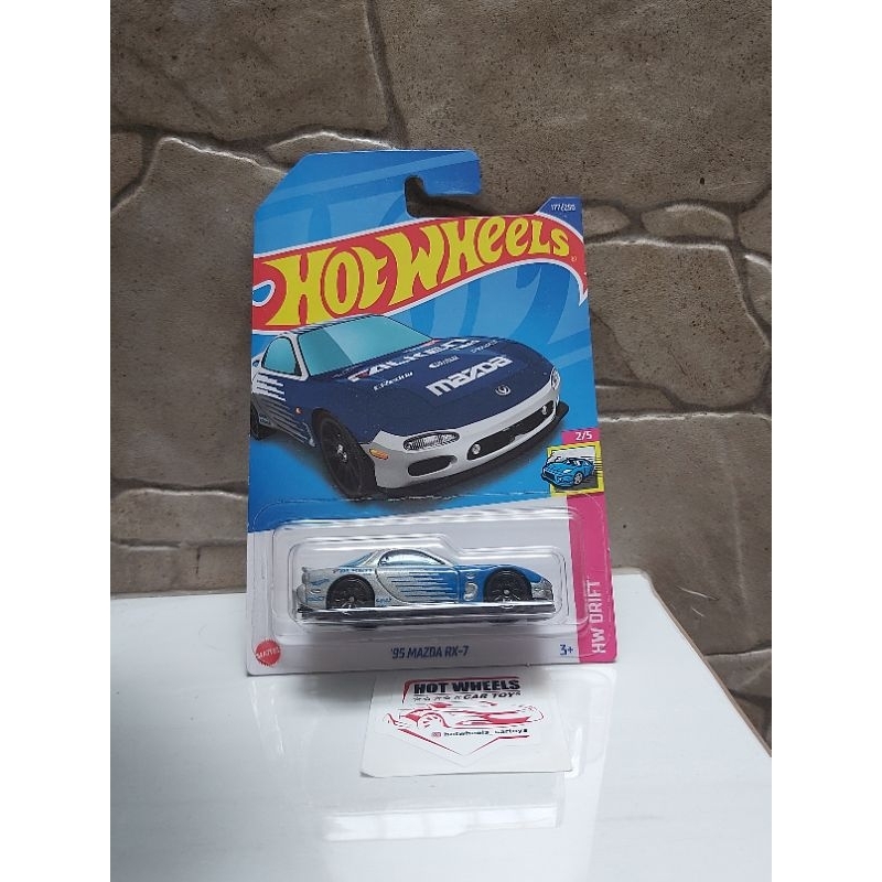 Hotwheels 95 Mazda Rx-7 Falken (silver) Lot Q 2022 | Shopee Malaysia