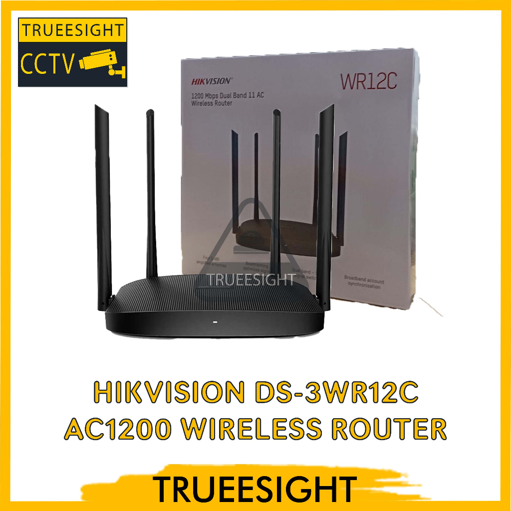 Hikvision DS 3WR12C AC1200 Wireless Router | Shopee Malaysia