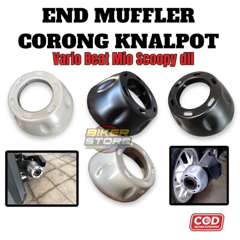 End Muffler end Muffler end cup Muzzle Exhaust Cap vario 125 150 PCX ...
