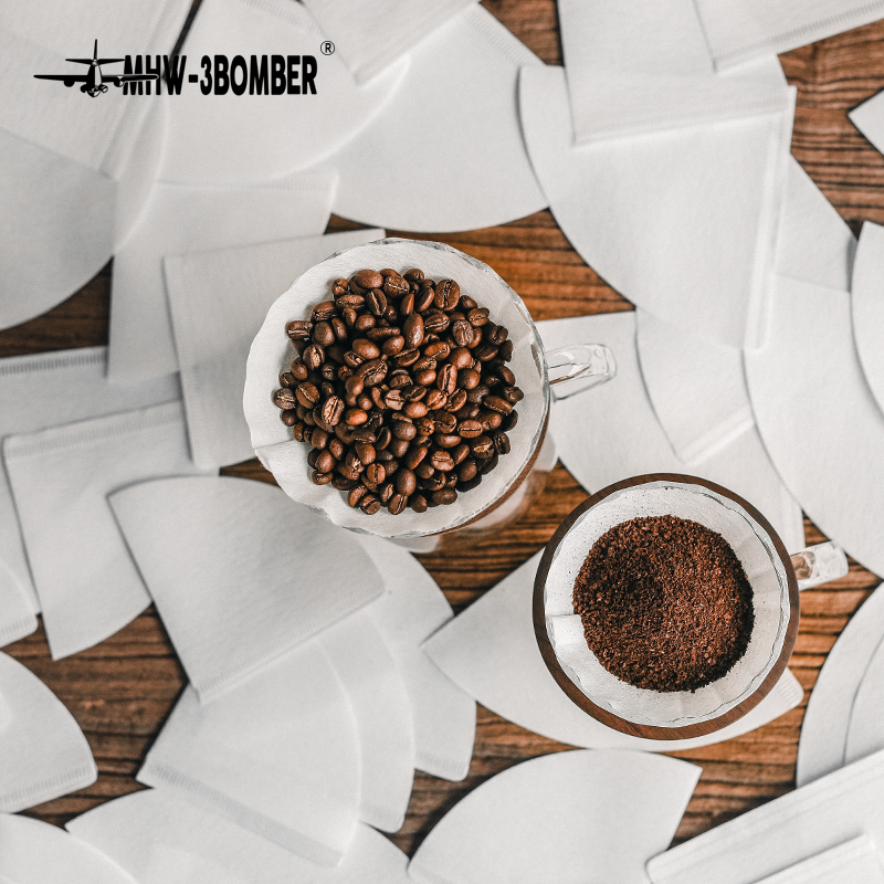 Mhw-3bomber 100PCS - V01 Paper Filter V60 Drip Coffee/ Coffee Filter ...