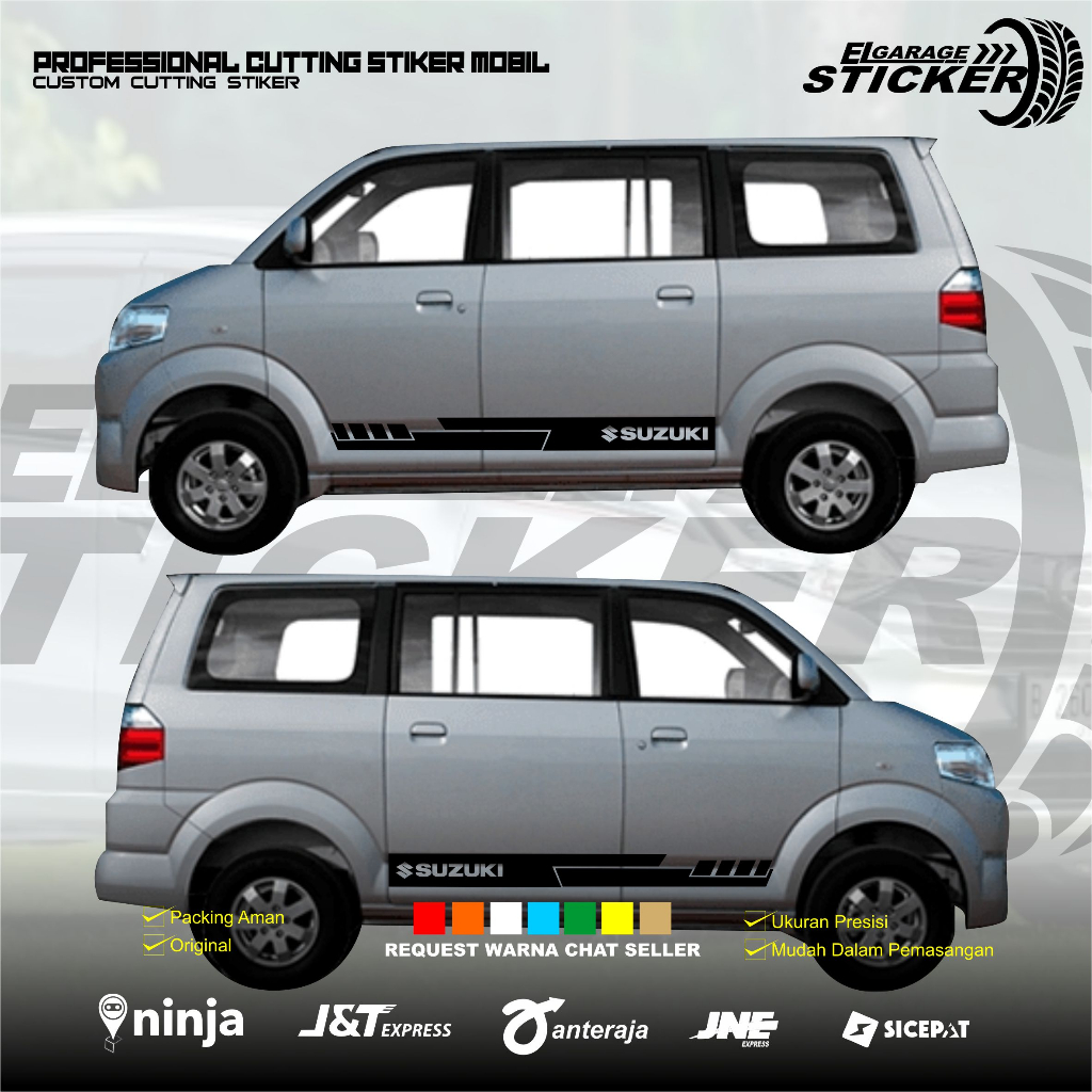 Suzuki apv Car Sticker striker cutting striping Car suzuki apv Sticker ...