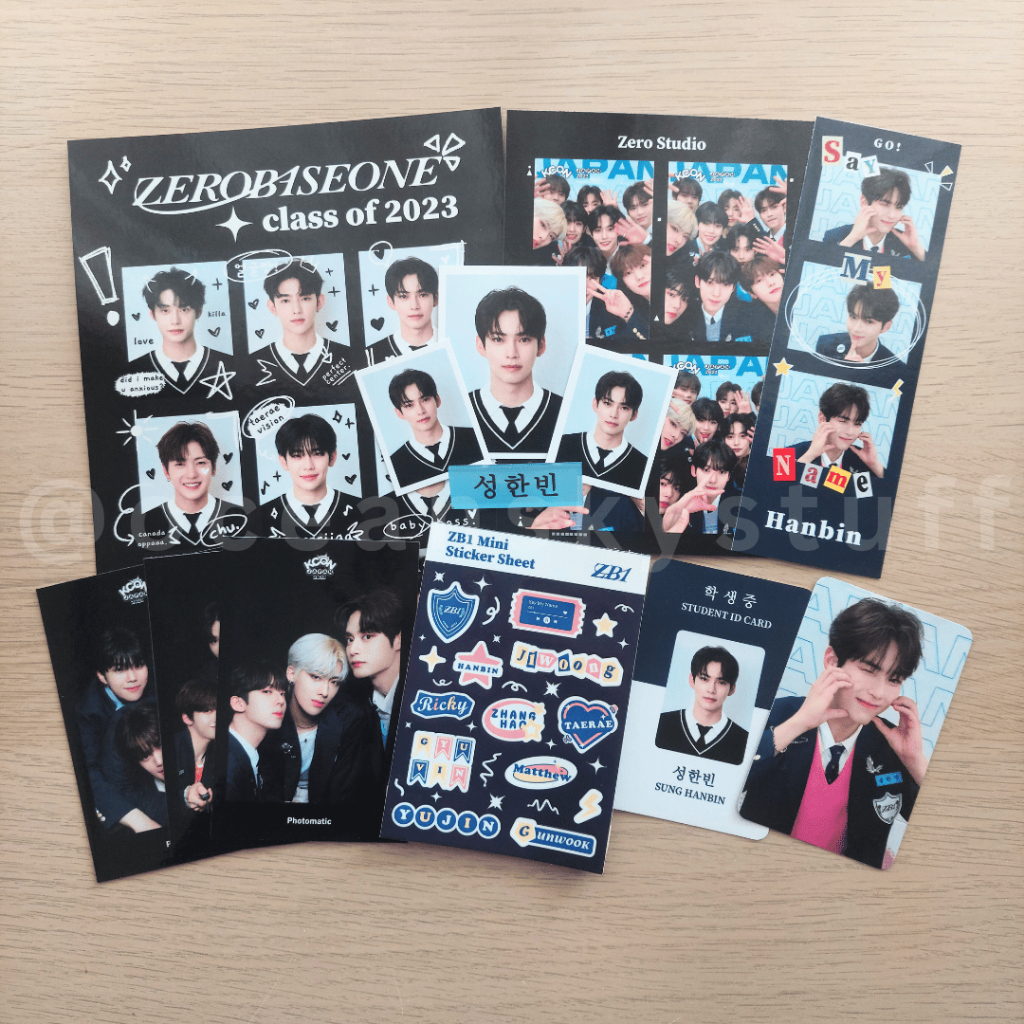 Zerobaseone ZB1 STUDENT KIT FANMADE || Photocard ID PHOTO SCHOOL THEME SAY MY NAME TAG | Shopee ...