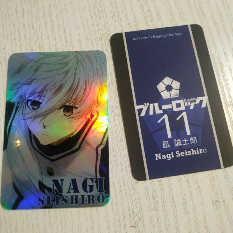 HOLOGRAM PHOTO CARD/Premium Blue Lock nagi isagi kaiser sae itoshi ...