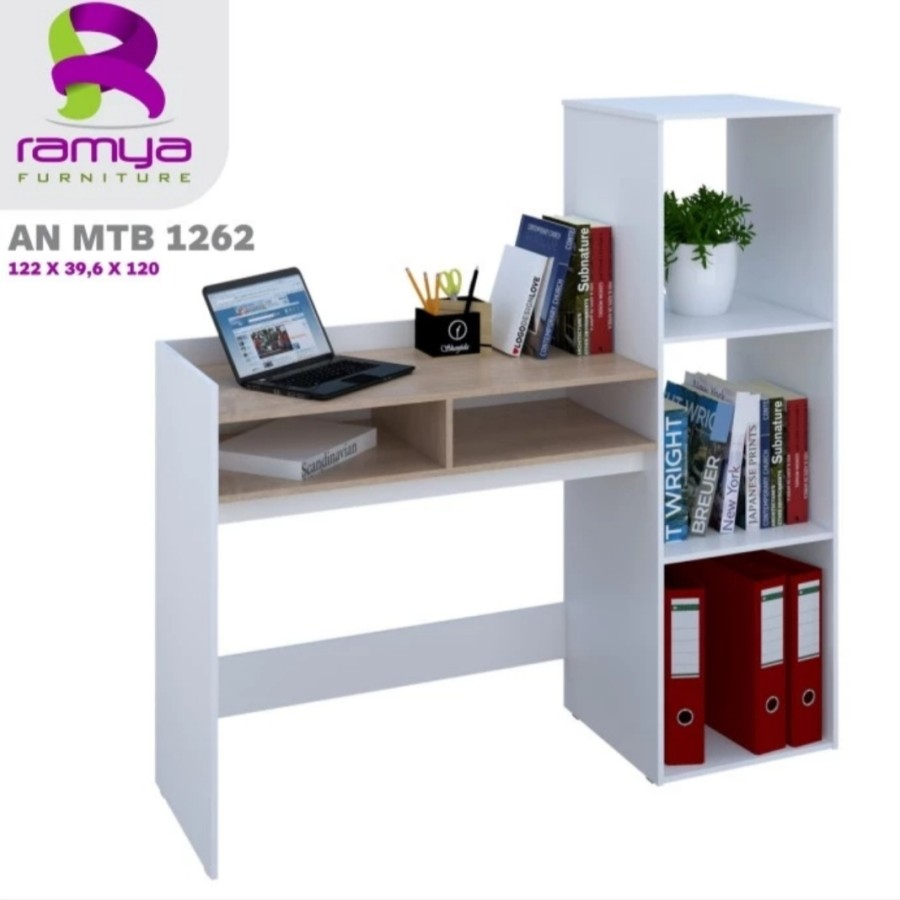 PUTIH Study Desk Writing Desk Work Desk 120 White Desk Office Desk ...