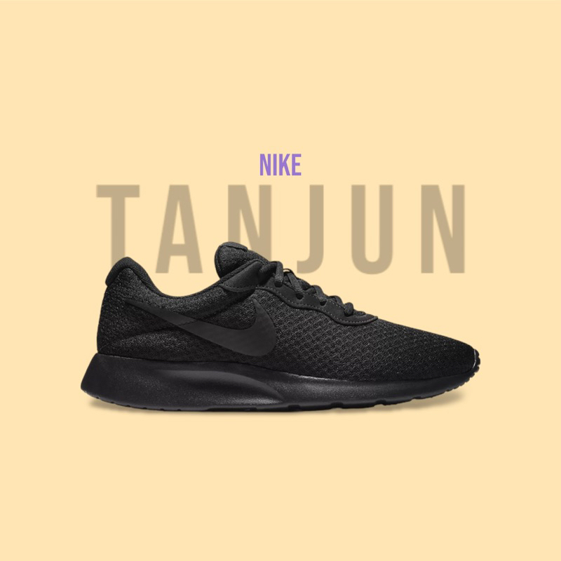 Nike Tanjun All Black Men's Sneakers | Shopee Malaysia