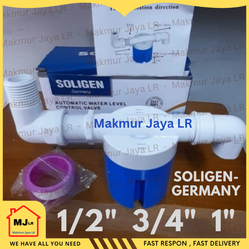 Automatic Water Reservoir Float 1/2" 3/4" 1" SOLIGEN can be Horizontal ...