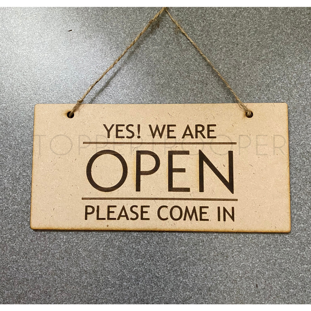Open Close Signboard/Open Close/Open Close Sign | Shopee Malaysia