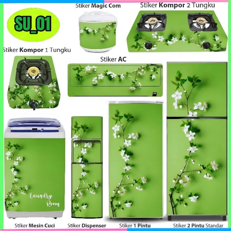HIJAU MESIN Stove stickers / refrigerator stickers / washing machine ...