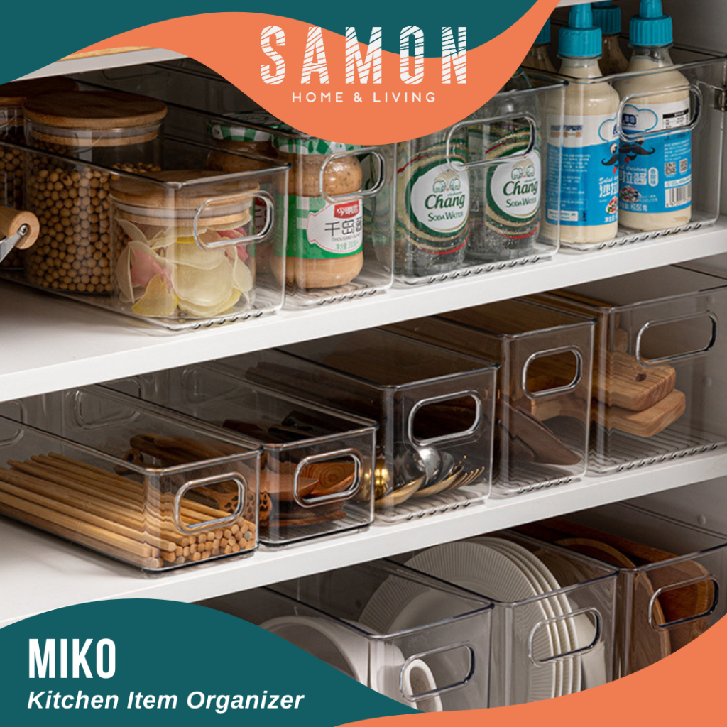 【SAMON】MIKO Multi-purpose Storage Container Aesthetic Plate Container ...