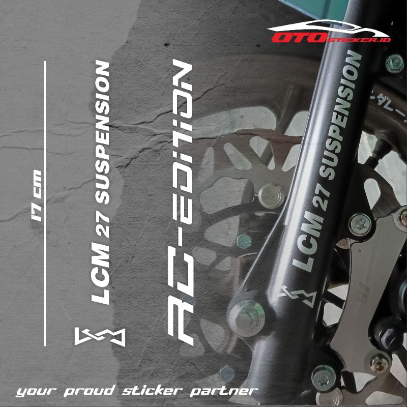 STICKER LCM 27 SUSPENSION - RC EDITION (right and left) | Shopee Malaysia