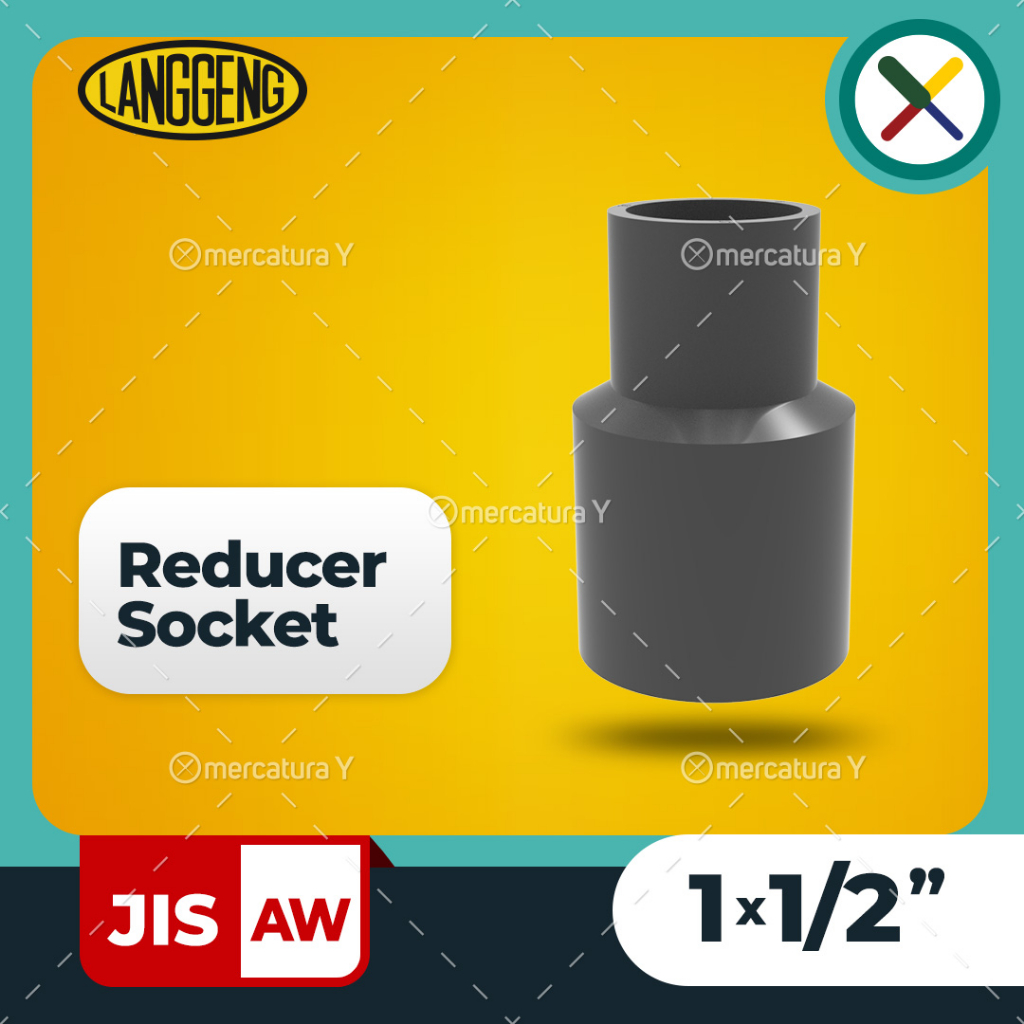 Jis-aw Socket Reducer 1x1/2" - PVC Fittings | Shopee Malaysia