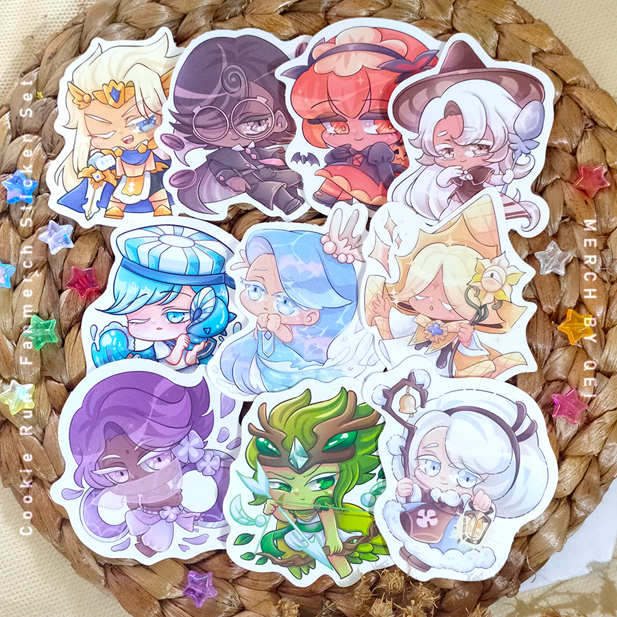 Cookie Run Ovenbreak Kingdom Sticker Fan Merchandise | Shopee Malaysia