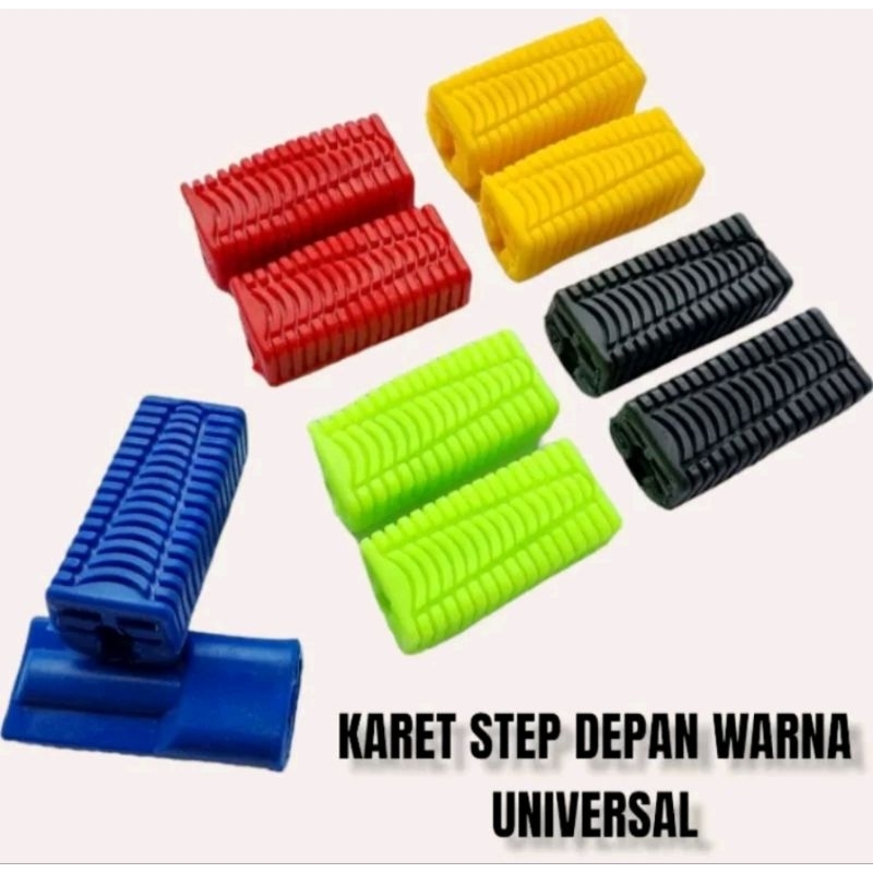 Front FOOT STEP Rubber STEP Rubber STEP Footrest UNIVERSAL Colorful ...