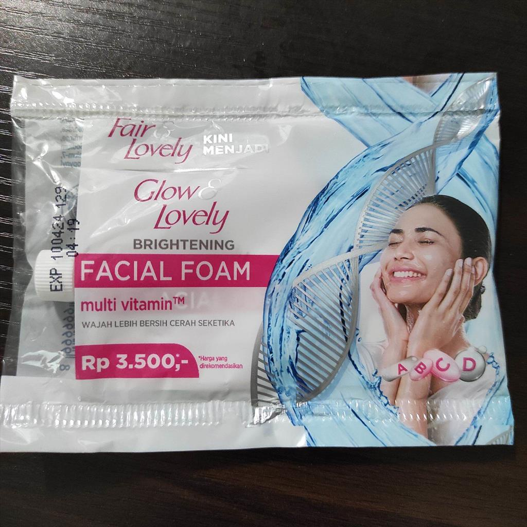 Fair & Lovely Cream Multivitamin Sachet//Air & Lovely Glow Lovely V/itamin C Cream Sachet//Air ...