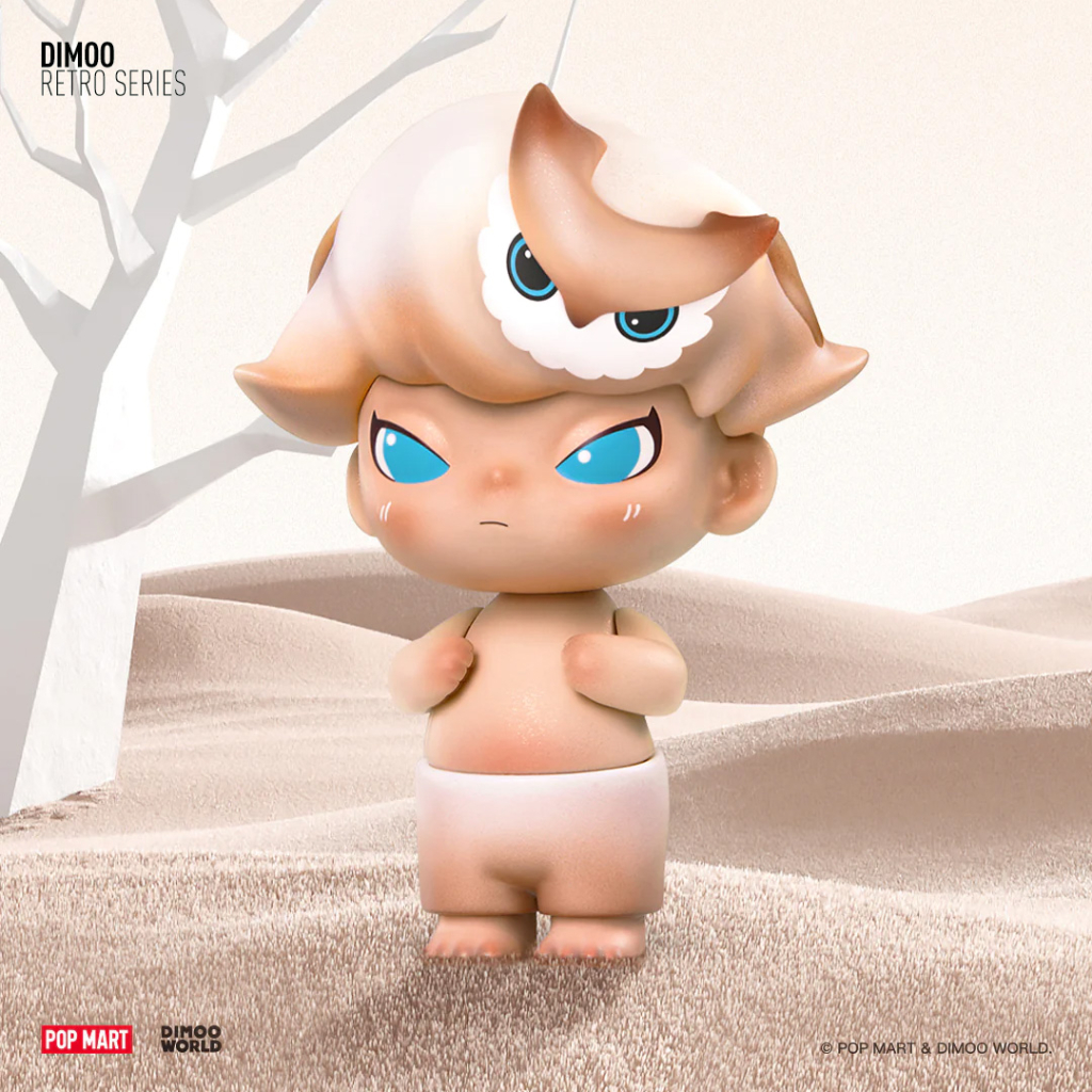 Popmart Dimoo Retro Series - SNOWY OWL - Pop Mart | Shopee Malaysia