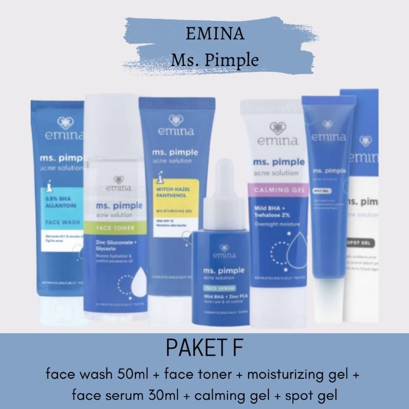 Emina Ms Pimple Complete Complete Package | Emina Skincare 1 Acne ...