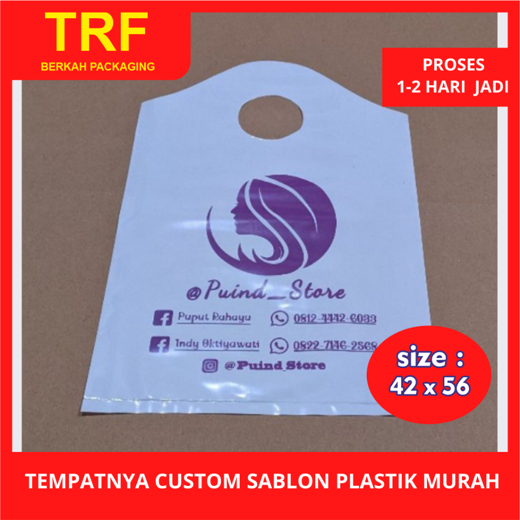 Custom PE Mountain Plastic Screen Printing // FREE Design | Shopee Malaysia