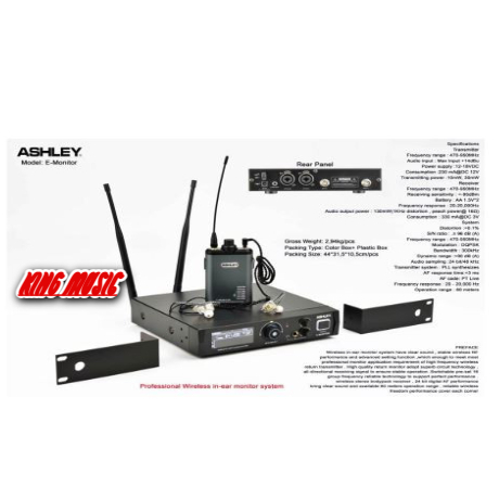 Ashley E-MONITOR wireless Ear MONITOR original | Shopee Malaysia