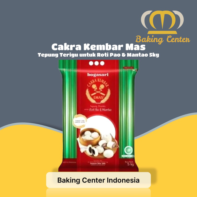 Chakra Twin Gold Wheat Flour for Pao and Mantao Bread 5kg | Shopee Malaysia