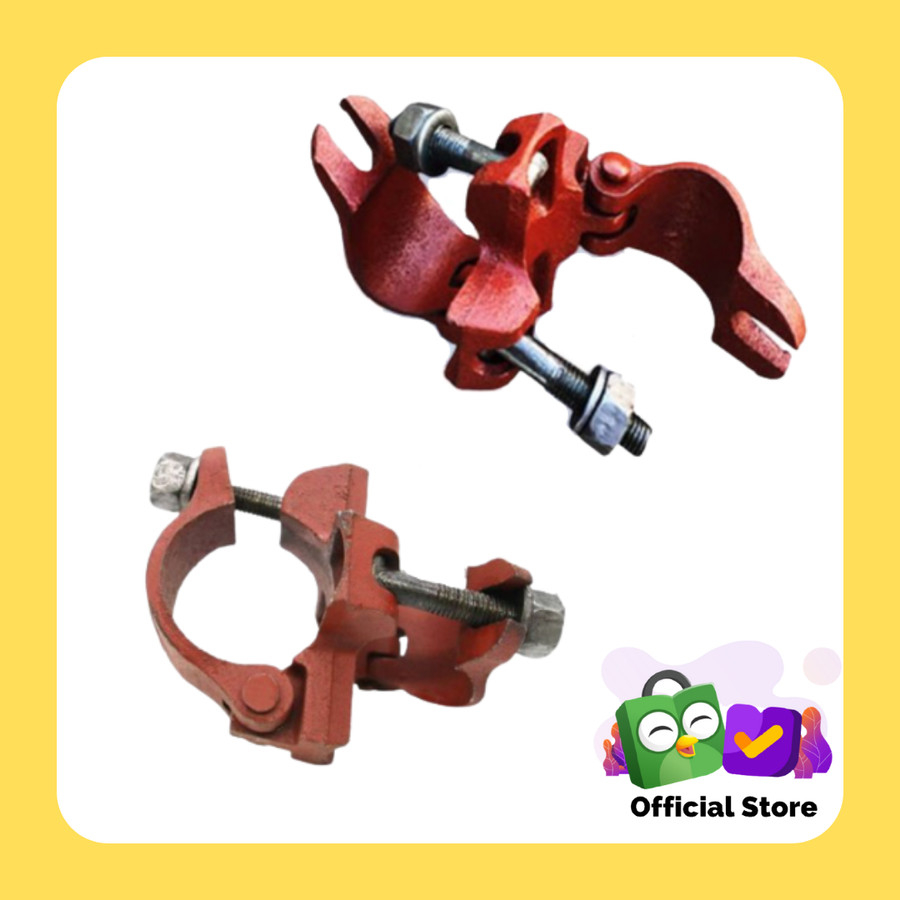 Thick Iron Dead Scaffolding Pipe Clamps / Swivel Scaffolding Clamps ...