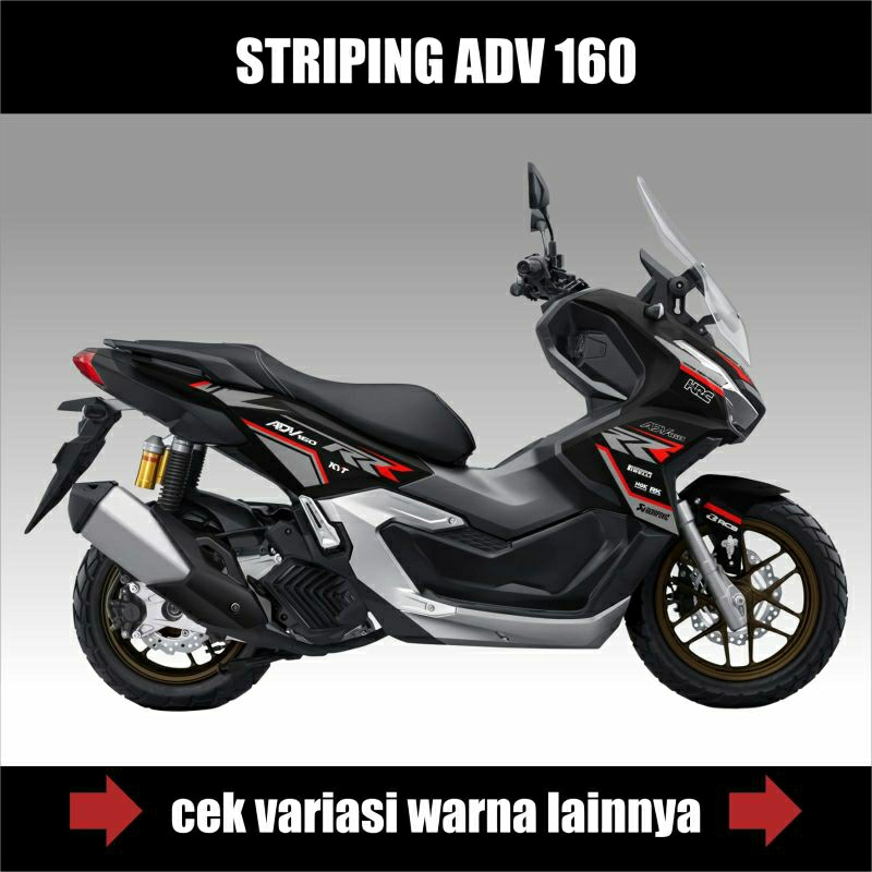 Striping Honda Adv 160 New Livery Fireblade/New Adv 160 Motorcycle ...