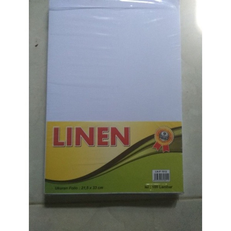 PUTIH White LINEN CERTIFICATE / CERTIFICATE PRINT PAPER A4/F4 CONTENTS ...