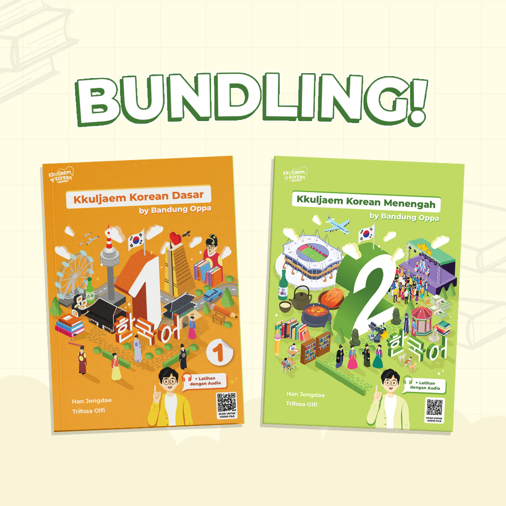 [SAVE PACKAGE] BASIC KOREAN KKULJAEM BOOK + INTERESTING | COMPLETE ...
