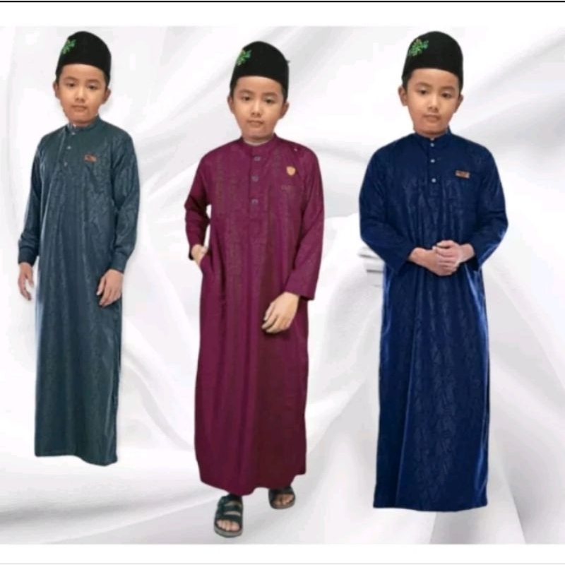 Sultan Embossed Robes For Children Aged 1-16 Years | Shopee Malaysia